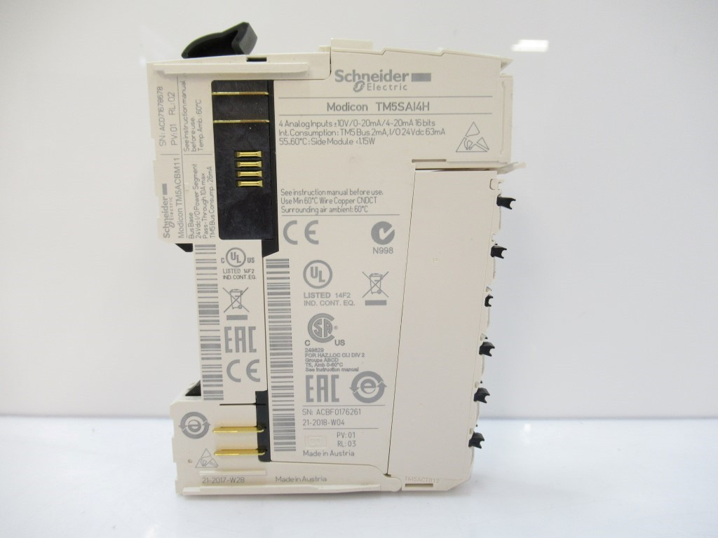 TM5SA14H TM5ACBM11 Schneider Electric Analog Input Module, Modicon TM5