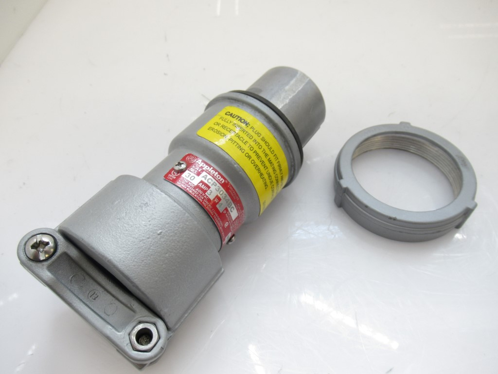 appleton metallic clamping ring plug ACP3034BC - PCM SURPLUS WORLD