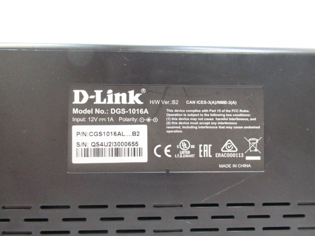 D-Link DGS-1016A 16-Port Unmanaged Gigabit Switch - PCM SURPLUS WORLD