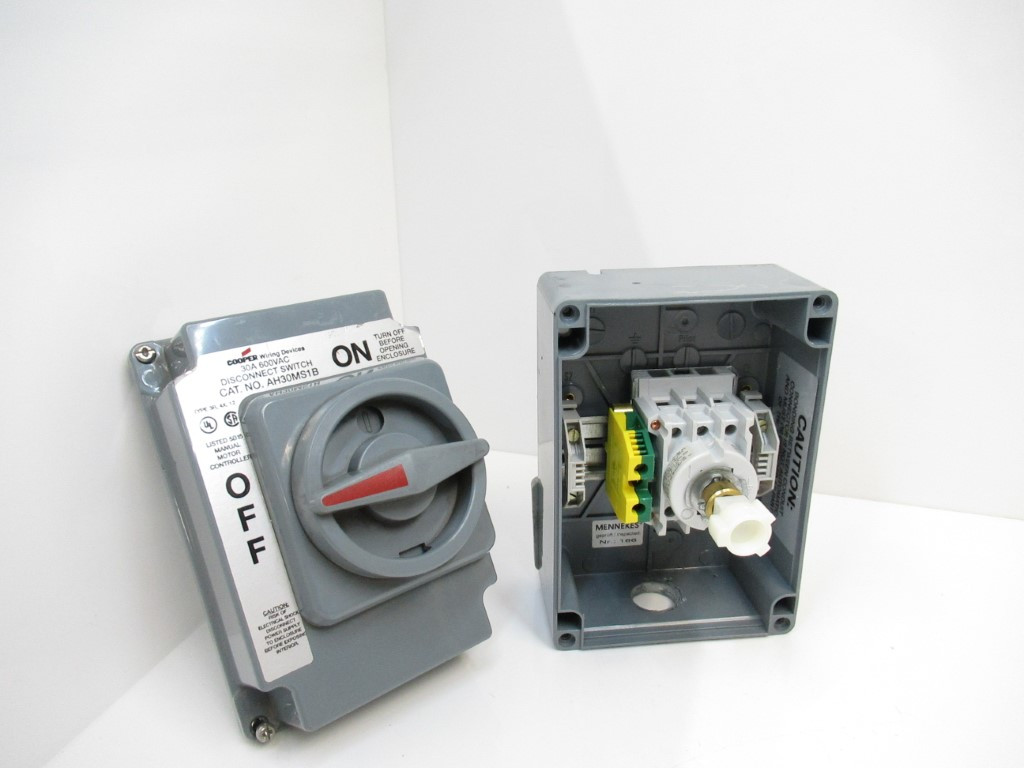 Eaton Corporation Arrow Hart AH30-MS1B Manual Disconnect - PCM SURPLUS ...