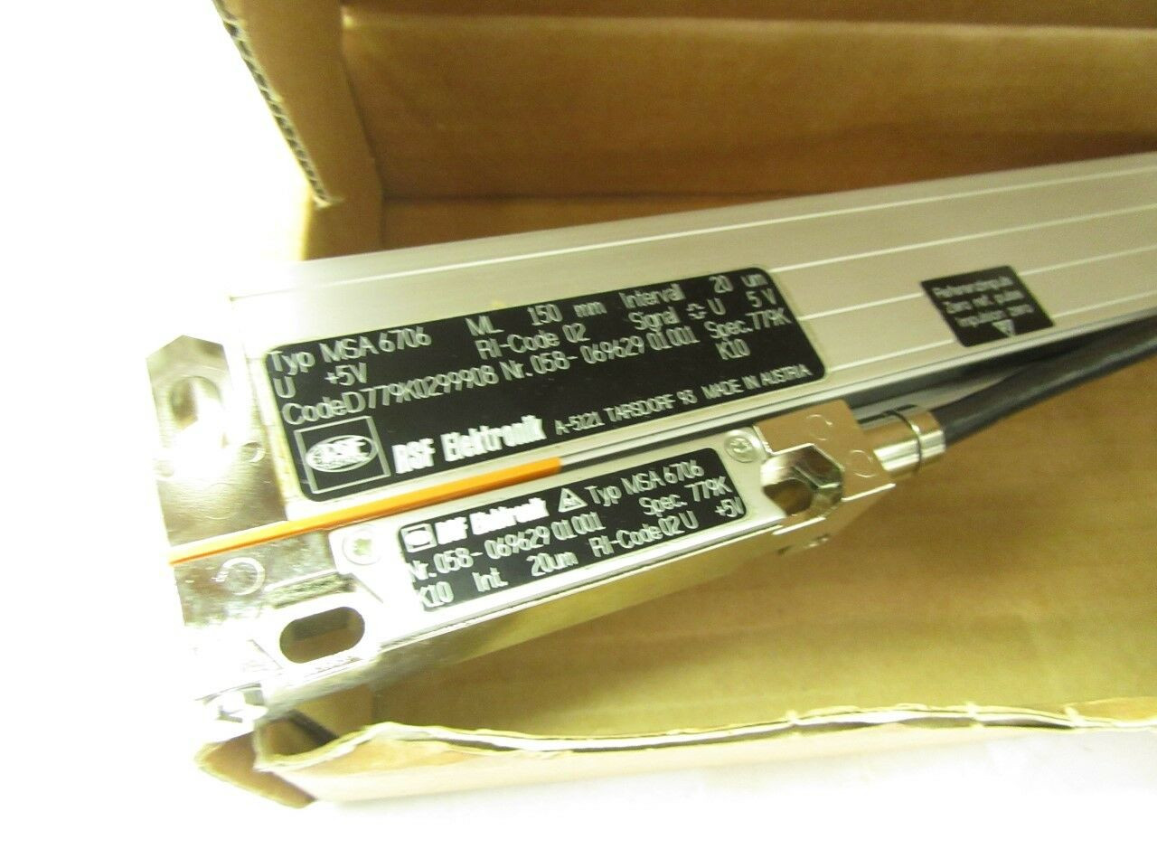 MSA 6706 RSF ELEKTRONIK SENSOR ML 150mm Linear Gauge D779K099908 (NEW ...