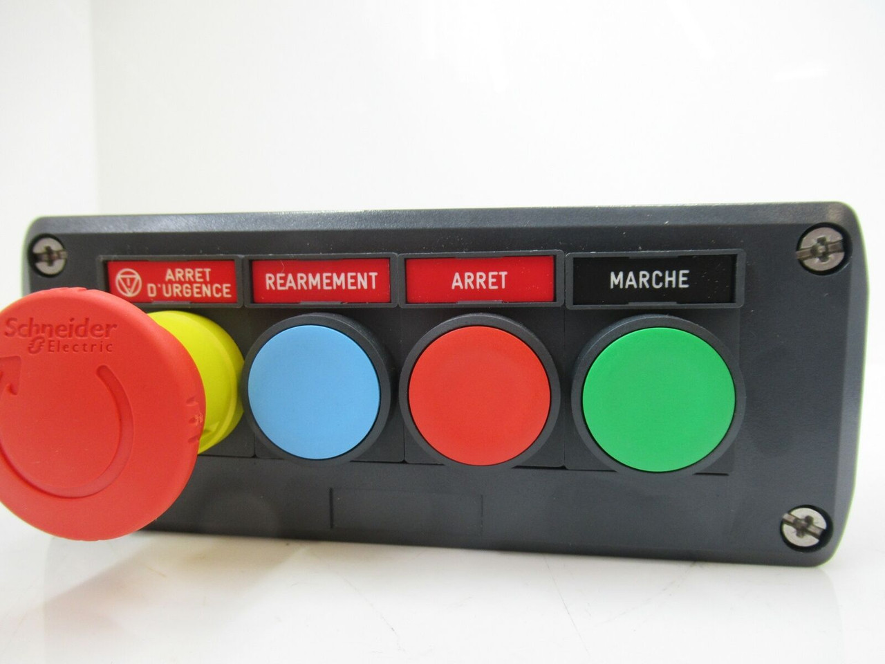 Schneider Emergency Stop Button With Casing - PCM SURPLUS WORLD