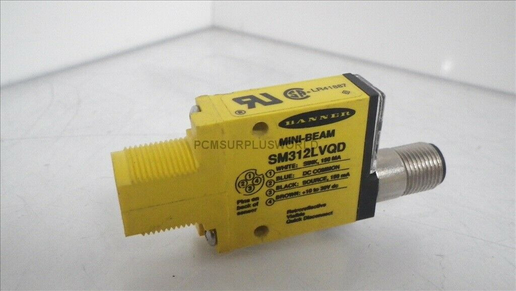 SM312LVQD Banner Mini-Beam Photoelectric Sensor ( Used and Tested ...