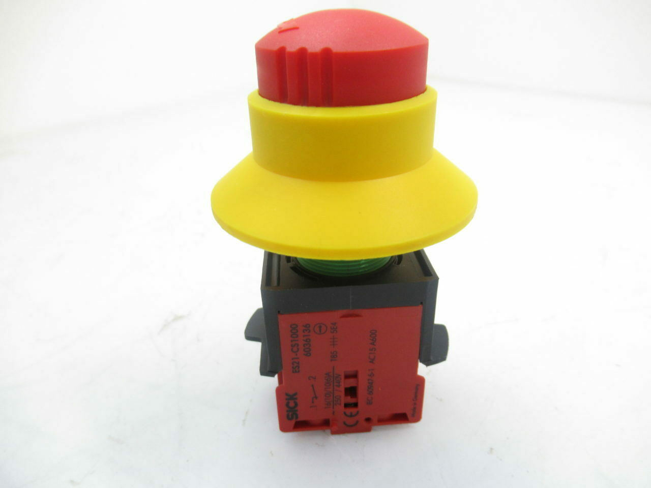 SICK ES21-CS0100 6036135 Emergency Stop Pushbutton Safety Command (NEW ...