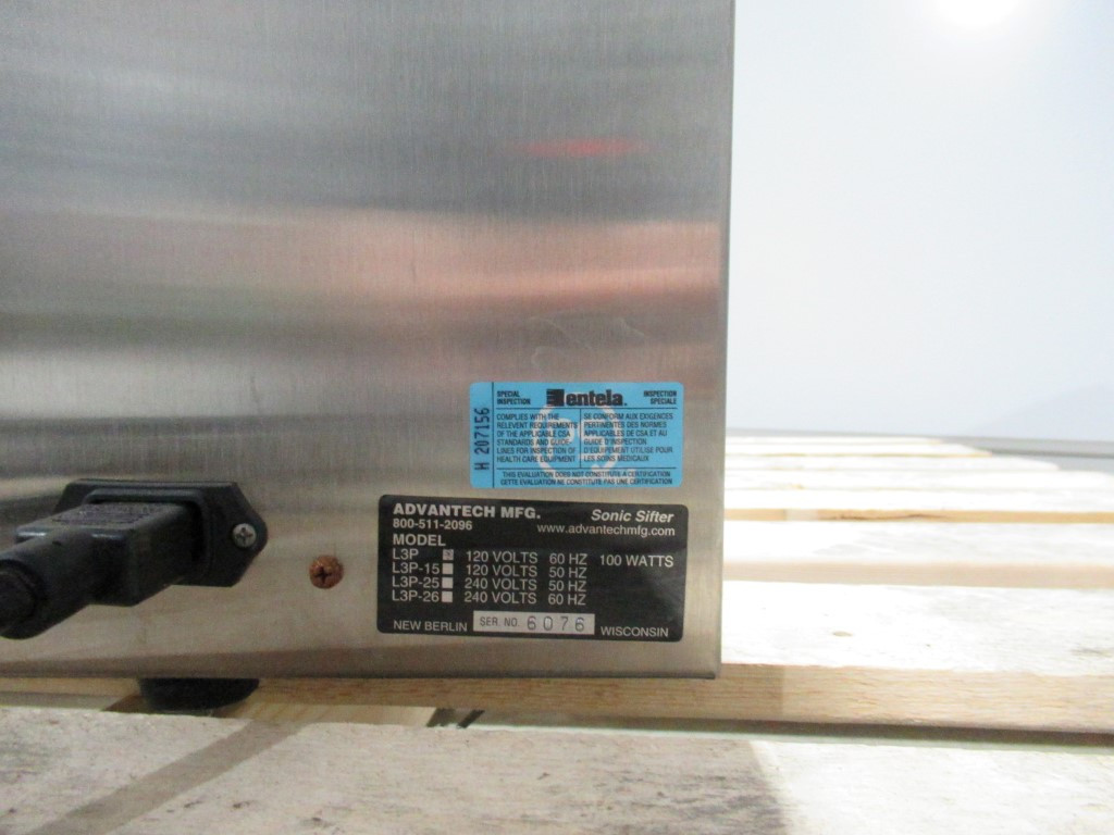 Advantech L3P Sonic Sifter Separator Without Sieves - PCM SURPLUS WORLD