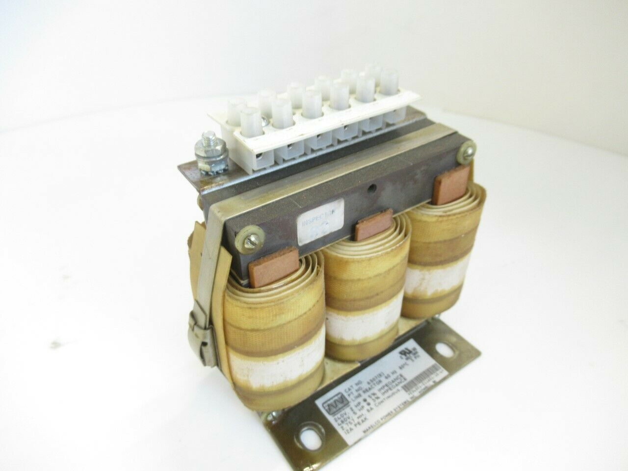 6307(E) - MARELCO POWER SYSTEMS LINE REACTOR TRANSFORMER (USED TESTED ...