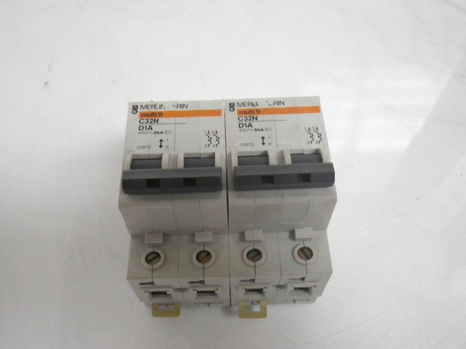 Multi9 C32N D2A Merlin Gerin Circuit Breaker 1 Pole (Used and Tested ...