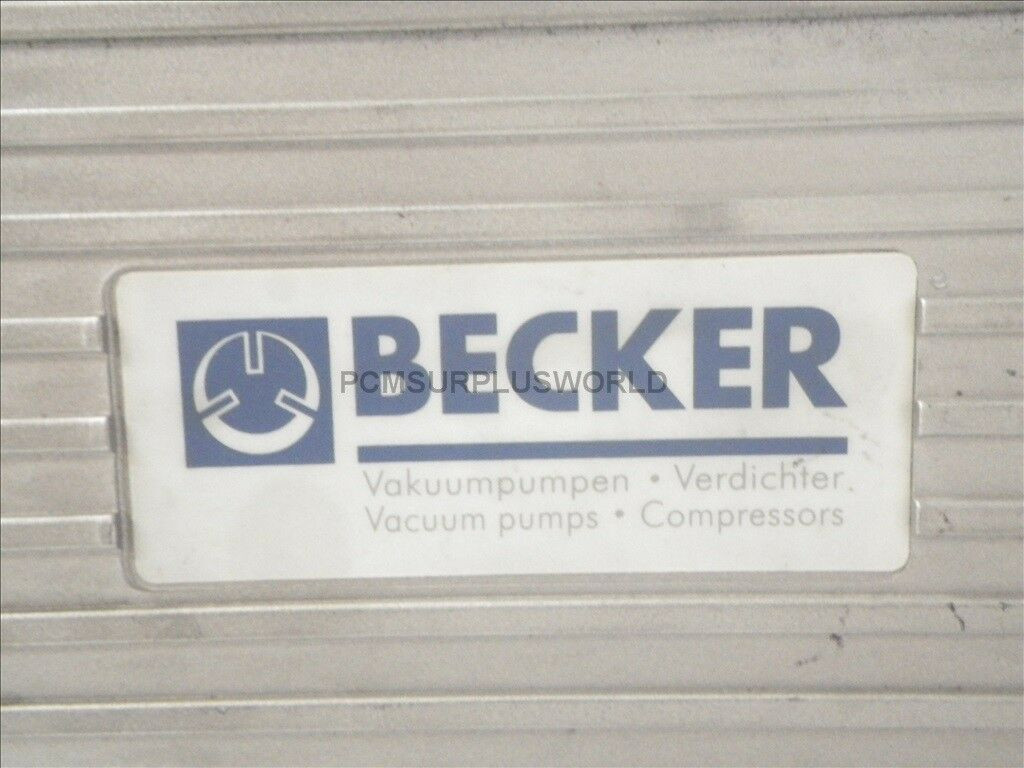 80L/4X 80L4X Becker vacuum pump 0.55-0.70kw 1400-1700 RPM (Used and ...
