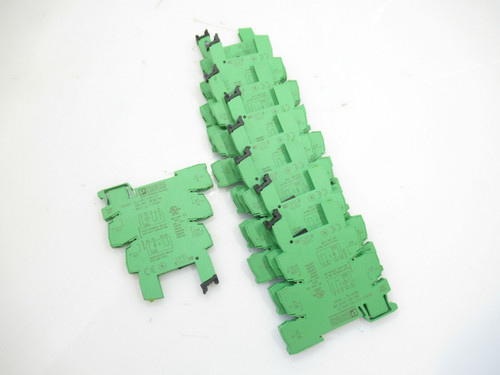PLC-BSC-24DC/21 2966016 PHOENIX contact relay optocoupler base lot of ...