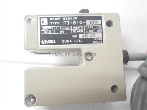 RT-610-10R RT61010R Panasonic XSUNX beam sensor U shape (Used and ...