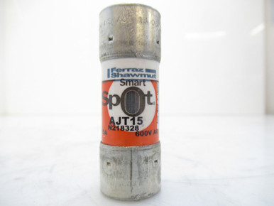 AJT15 MERSEN FERRAZ SHAWMUT FUSE 600V, 15 AMP, TIME DELAY CLASS J, LOT ...