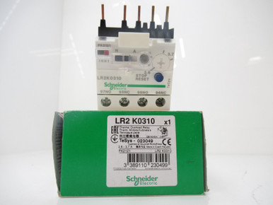 SCHNEIDER ELECTRIC LR2K0310 OVERLOAD RELAY 2.6 - 3.7A - PCM SURPLUS WORLD