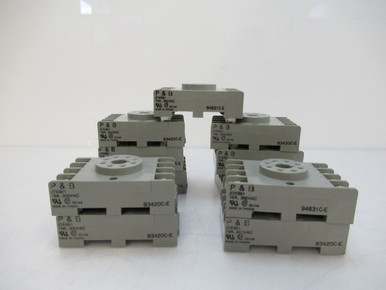 27E891 P&B Relay Socket, DIN Rail, Screw, 8 Pins, 10 A 240 VAC Sold By ...
