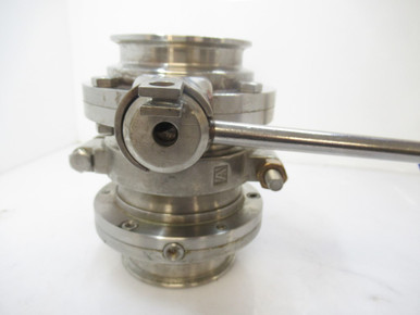 INOXPA TRICLAMP SANITARY BUTTERFLY VALVE PNEUMATIC ACTUATOR SING 3 ...