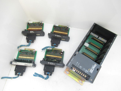 DIRECT LOGIC 305 POWER SUPPLY RACK /WITH 4 INPUT UNIT (USED TESTED ...