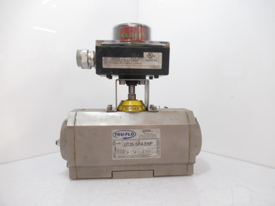 Tru-Flo UT26-SR4-ENP Pneumatic Actuator Ball Valve CAB14200E - PCM SURPLUS WORLD
