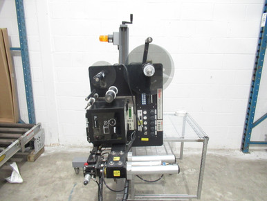 PRINTER APPLY weber case labeler 1i0020 W/ base AZRBRA HEAD 1709AX4