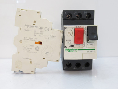 GV2ME14 GVAN11 Schneider Electric Motor Circuit Breaker 3-Pole, 6-10A