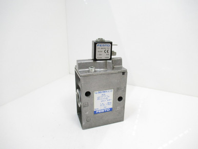 Festo 9857-MFH-3-1/2 Pneumatic Solenoid Valve With BMSFW-CSA Solenoid ...