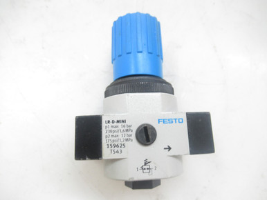 Festo LR-D-MINI, 159625 Mini Air Pressure Regulator - PCM SURPLUS WORLD
