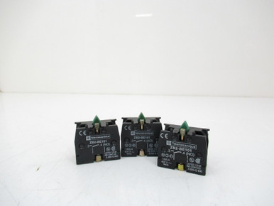 Schneider Electric Telemecanique ZB2BE101 Contact Block, Lot Of 3 - PCM ...