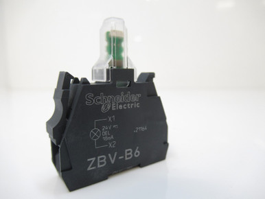 Schneider Electric Telemecanique ZBV-B6 Blue Light Block For Head 22mm ...