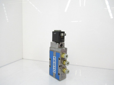 Festo MFH-5-1/8-B 19758 Solenoid Valve W/ 300-4262/1 Solenoid Coil ...