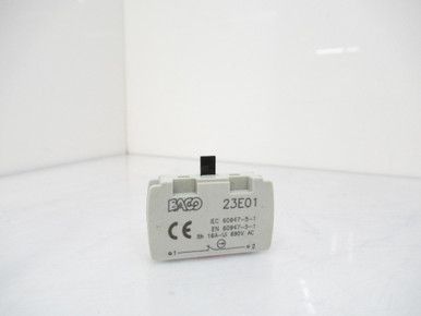 Baco Controls 23E01 Contact Block - PCM SURPLUS WORLD