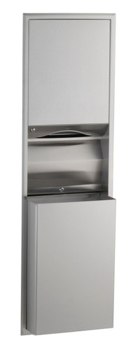 Bobrick B-3944 ClassicSeries® Recessed Convertible Paper Towel ...