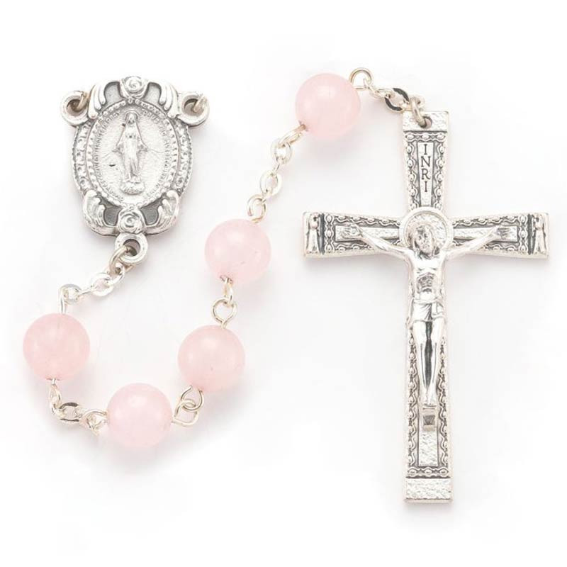 Handmade Rose Quartz Rosary