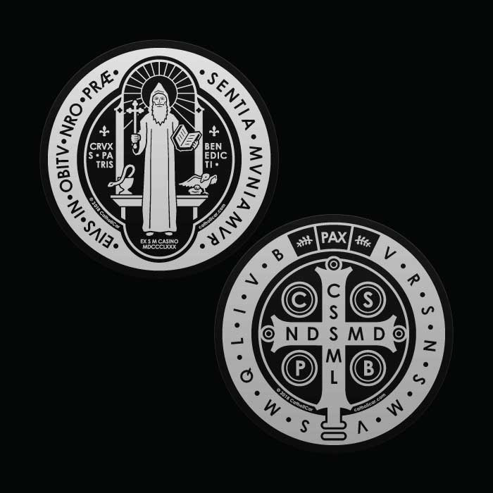 Saint Benedict & Medal Wall Plaque