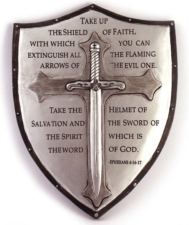 Shield of Faith Plaque
