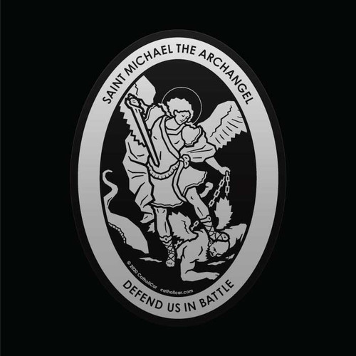 Saint Michael Car Decal
