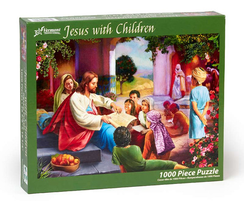 Jesus with Children 1000 Piece Puzzle