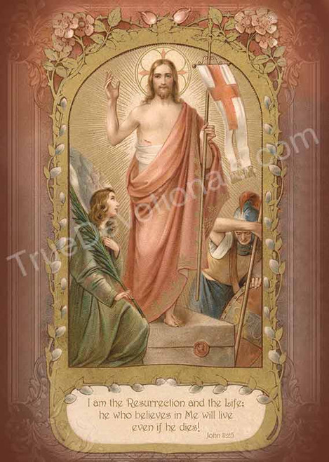 I am the Resurrection Greeting Cards