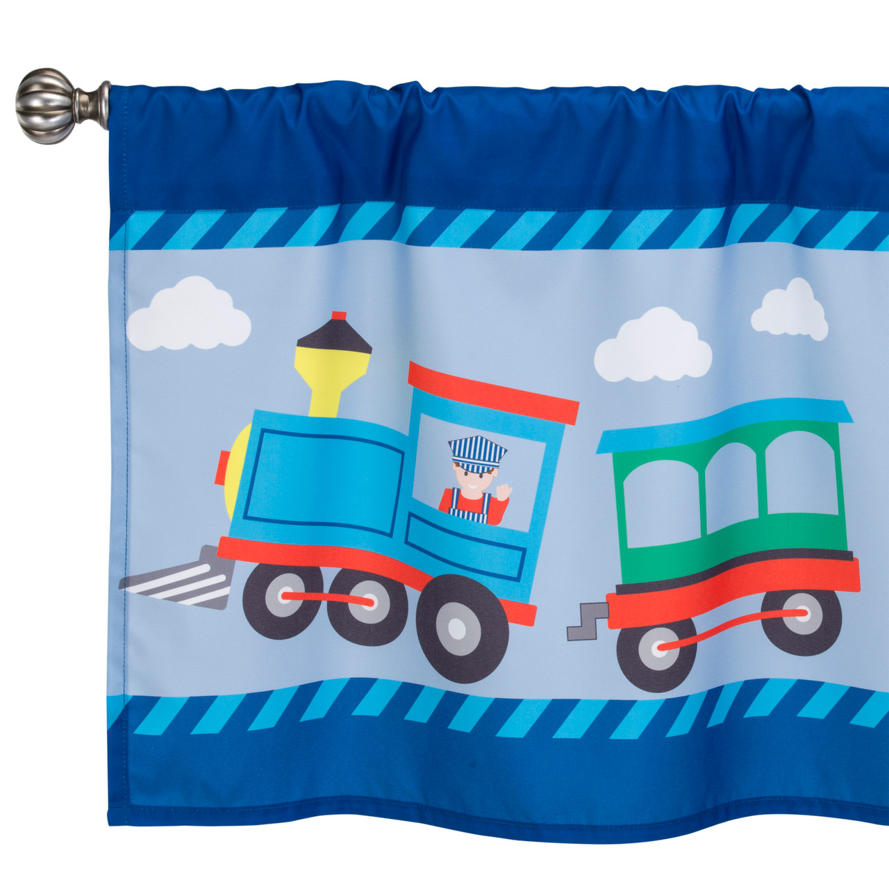 Everyday Kids Choo Choo Train Window Valance