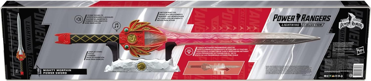 Power Rangers Lightning Collection Mighty Morphin Red Power Sword