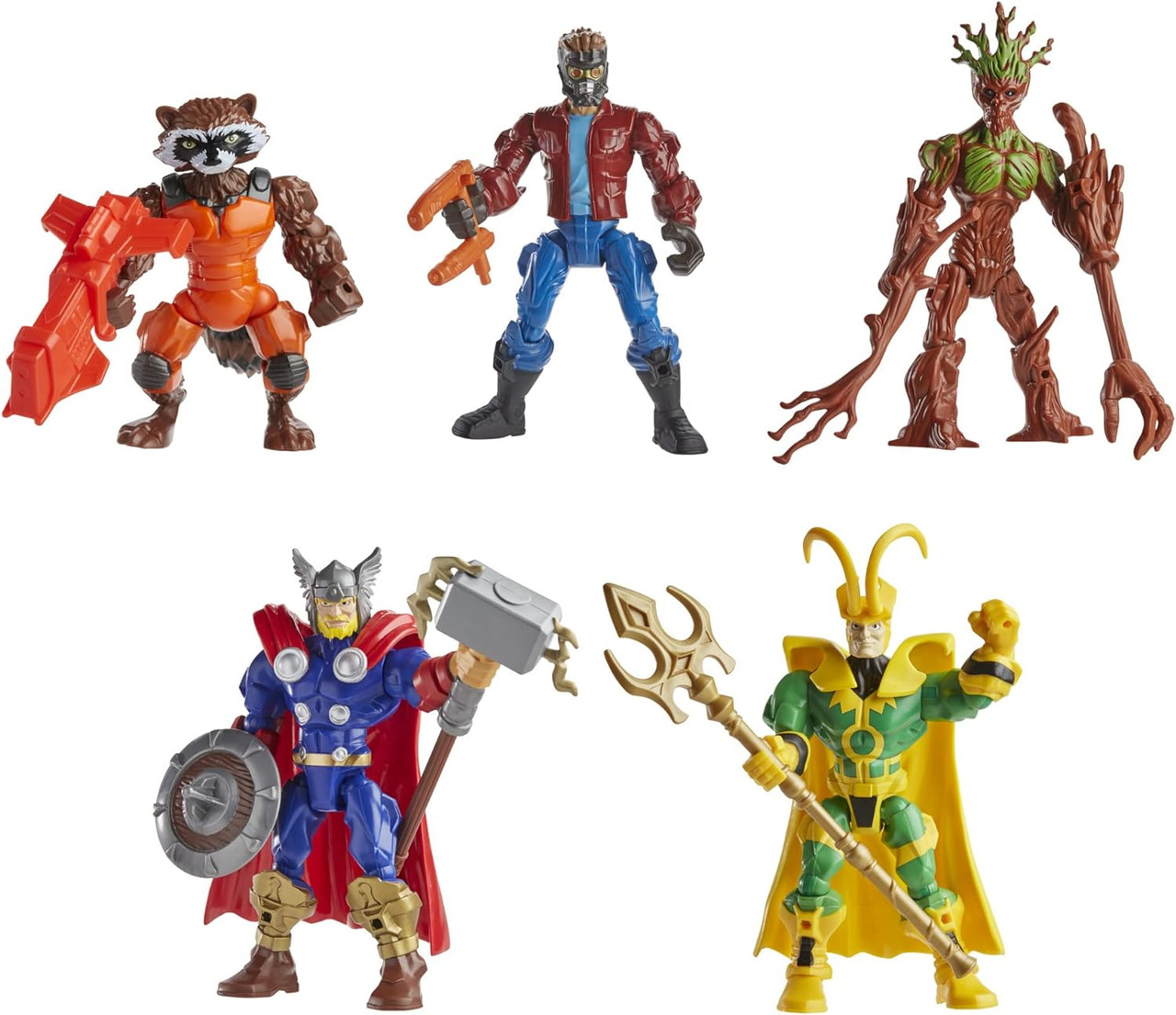 Marvel Super Hero Mashers Thor and Guardians of The Galaxy Pack