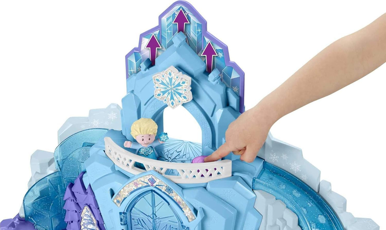 Fisher-Price Little People Toddler Playset Disney Frozen Elsa’s Ice ...