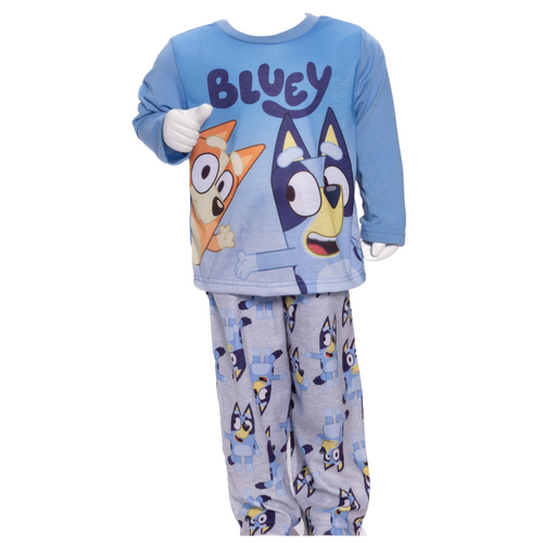 Kids Bluey 2-Piece Pajama Set – Long Sleeve Top and Matching Pants