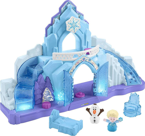 Fisher-Price Little People Toddler Playset Disney Frozen Elsa’s Ice ...