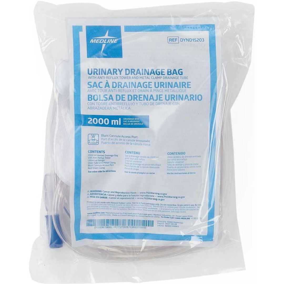Bard Anti-Reflux Valve Urinary Drain Bag | Shop at Carewell