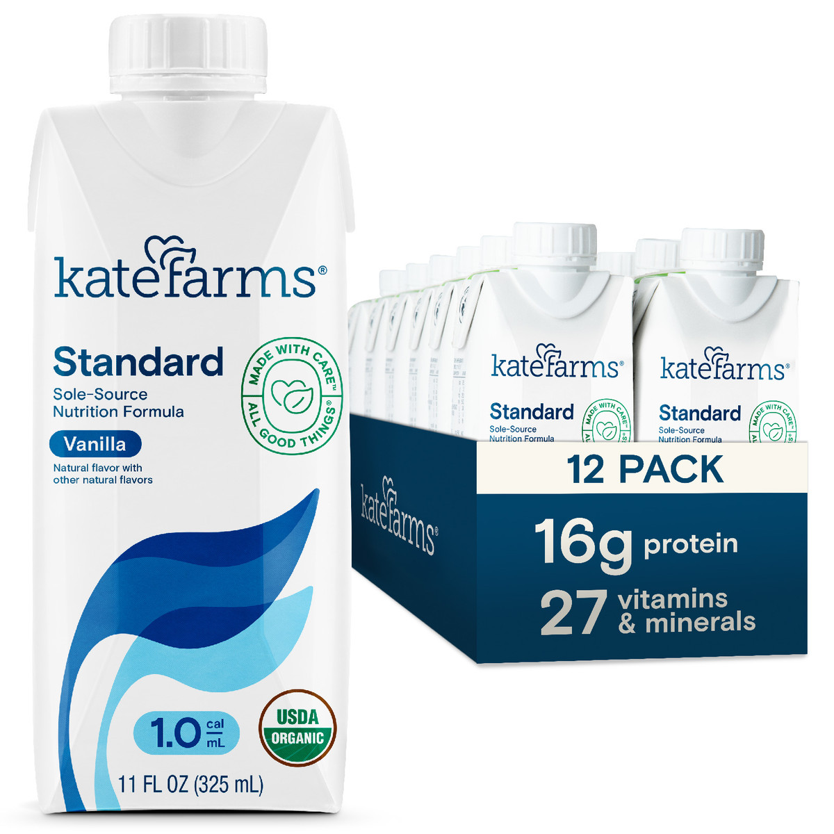 Kate Farms Standard 1.4 Closed System Tube Feeding Formula, 1000 mL