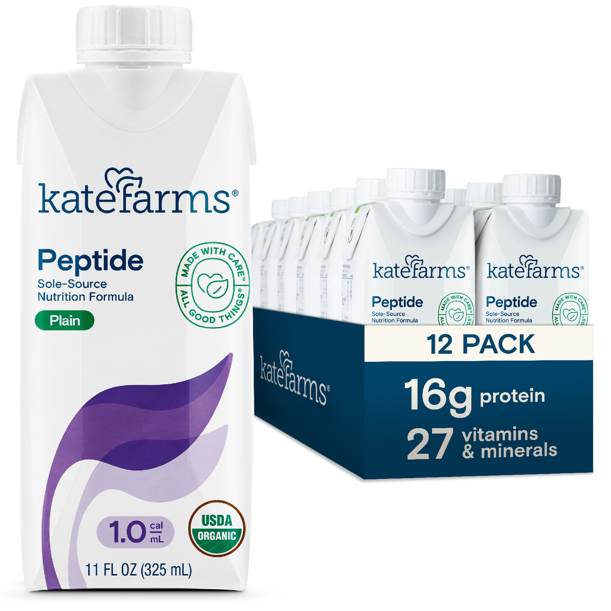 Kate Farms Standard 1.4 Closed System Tube Feeding Formula, 1000 mL