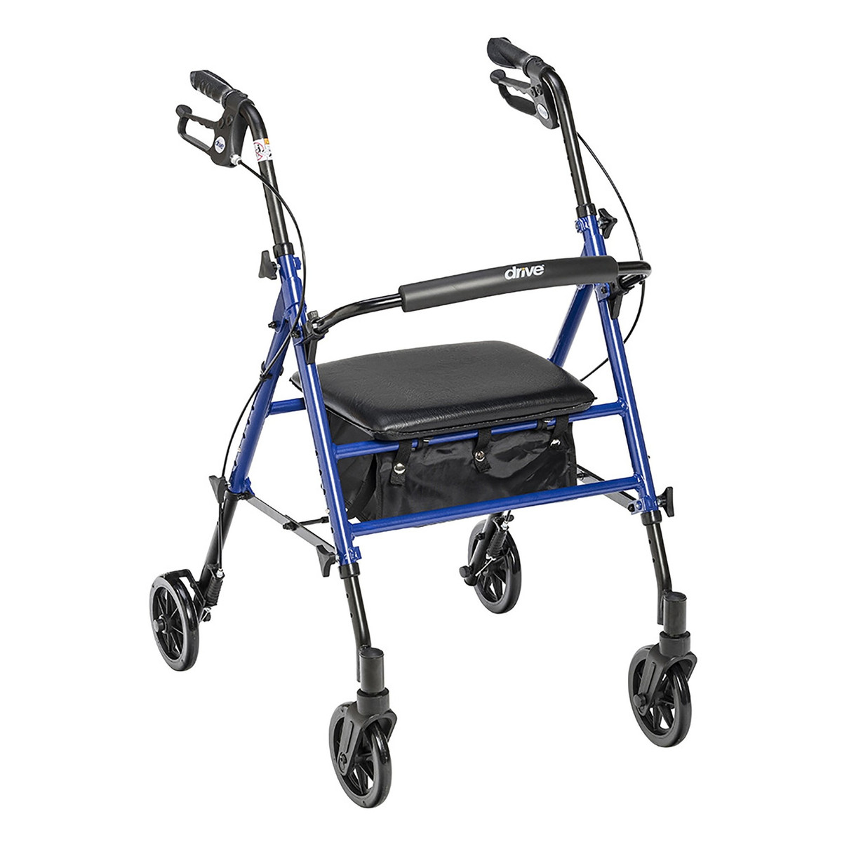 McKesson 4 Wheel Folding Rollator | Shop at Carewell