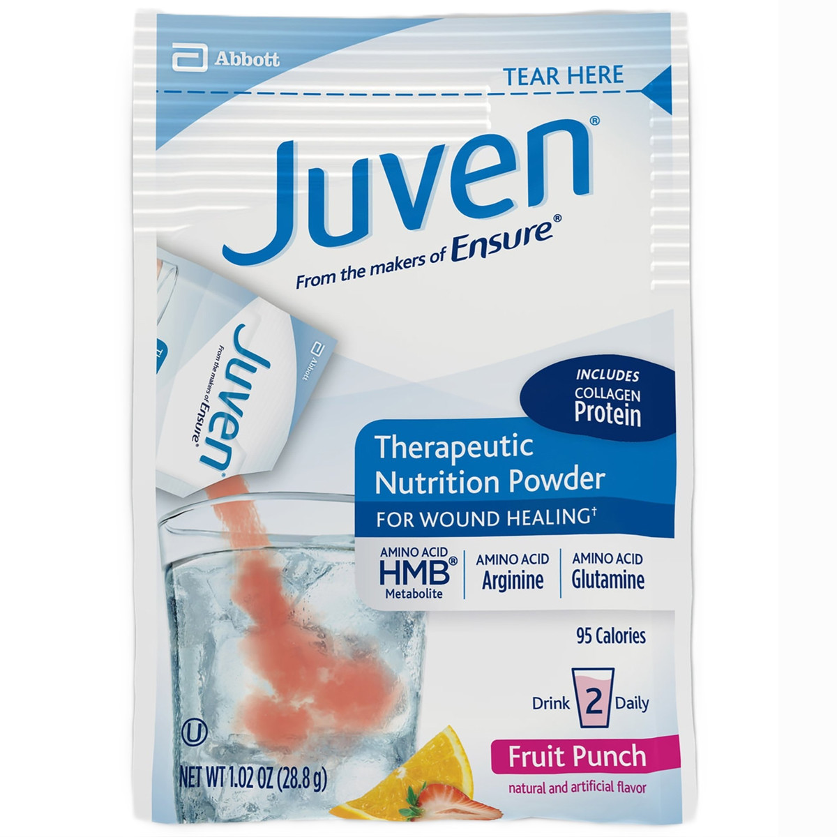 Juven Therapeutic Nutrition Powder for Wound Healing, Orange