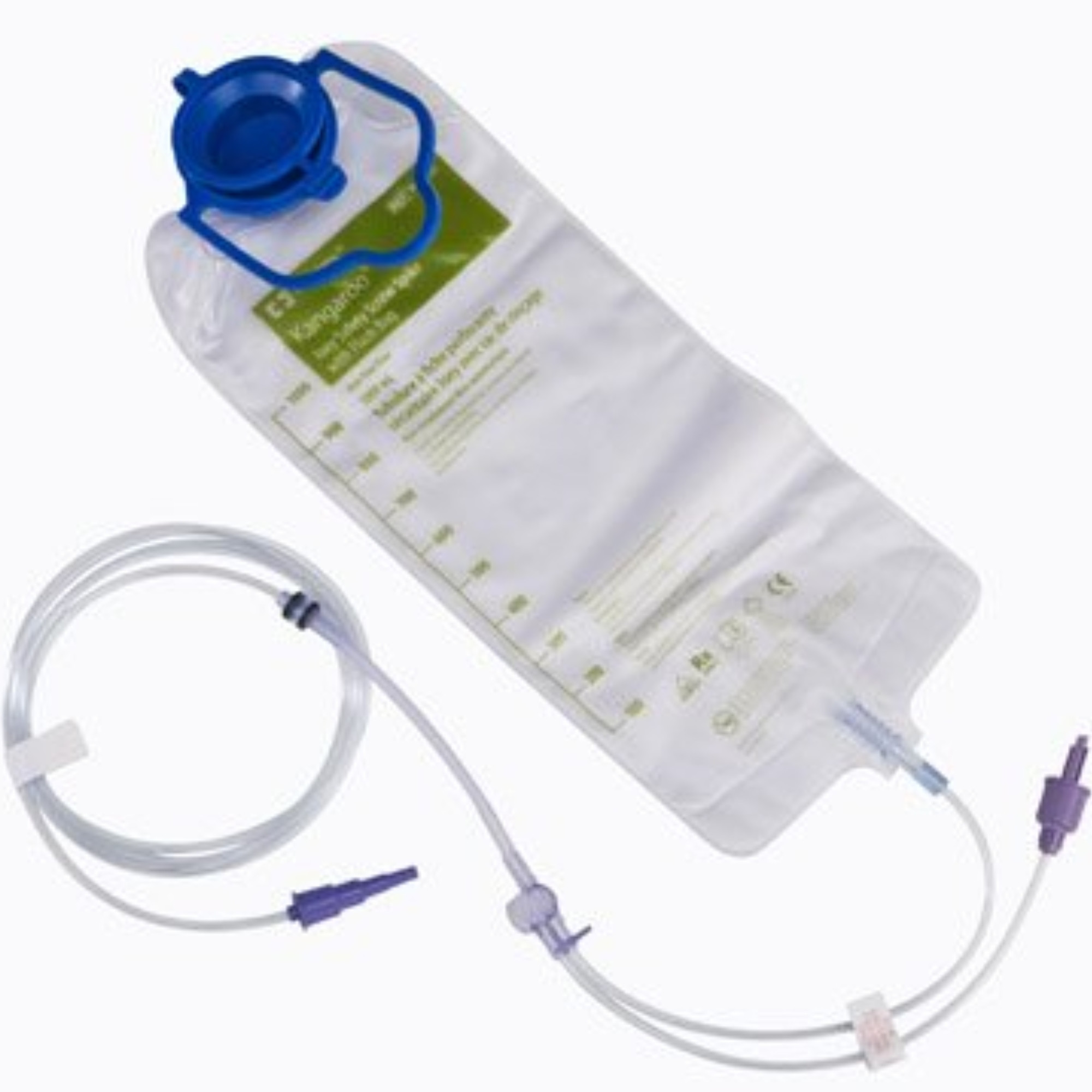 Kangaroo OMNI Feeding Set With Flush Bag and ENPlus Spike