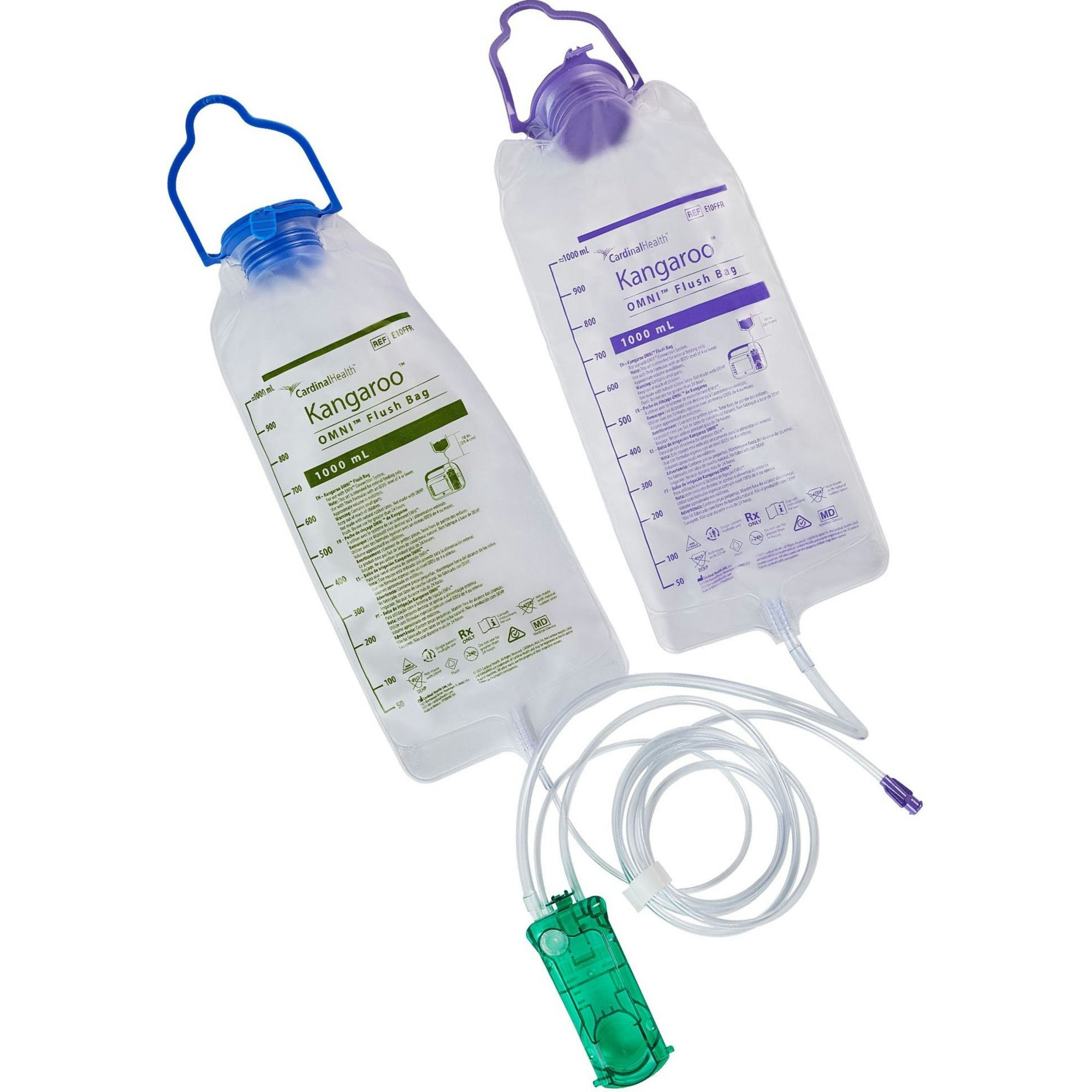 Kangaroo OMNI Feeding Set With Flush Bag and ENPlus Spike
