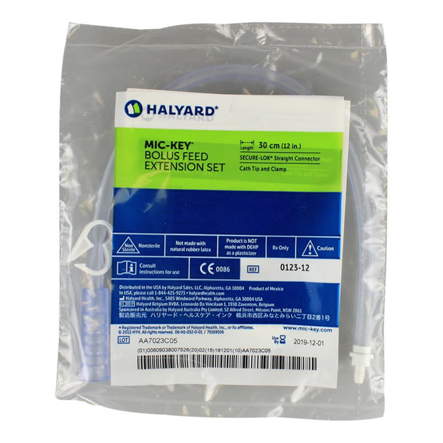 MIC-KEY Continuous Feed Extension Set, Right Angle and 2 Port 'Y ...