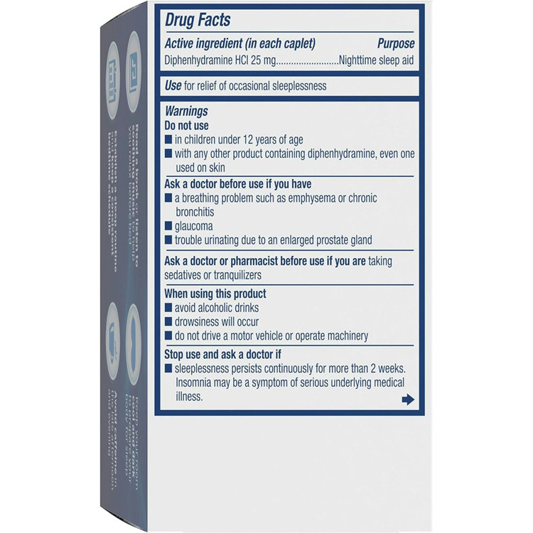 Tylenol Simply Sleep Nighttime Sleep Aid Caplets | Carewell